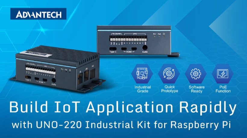 Advantech Launches UNO-220-P4N2AE Raspberry Pi Indust - 研华